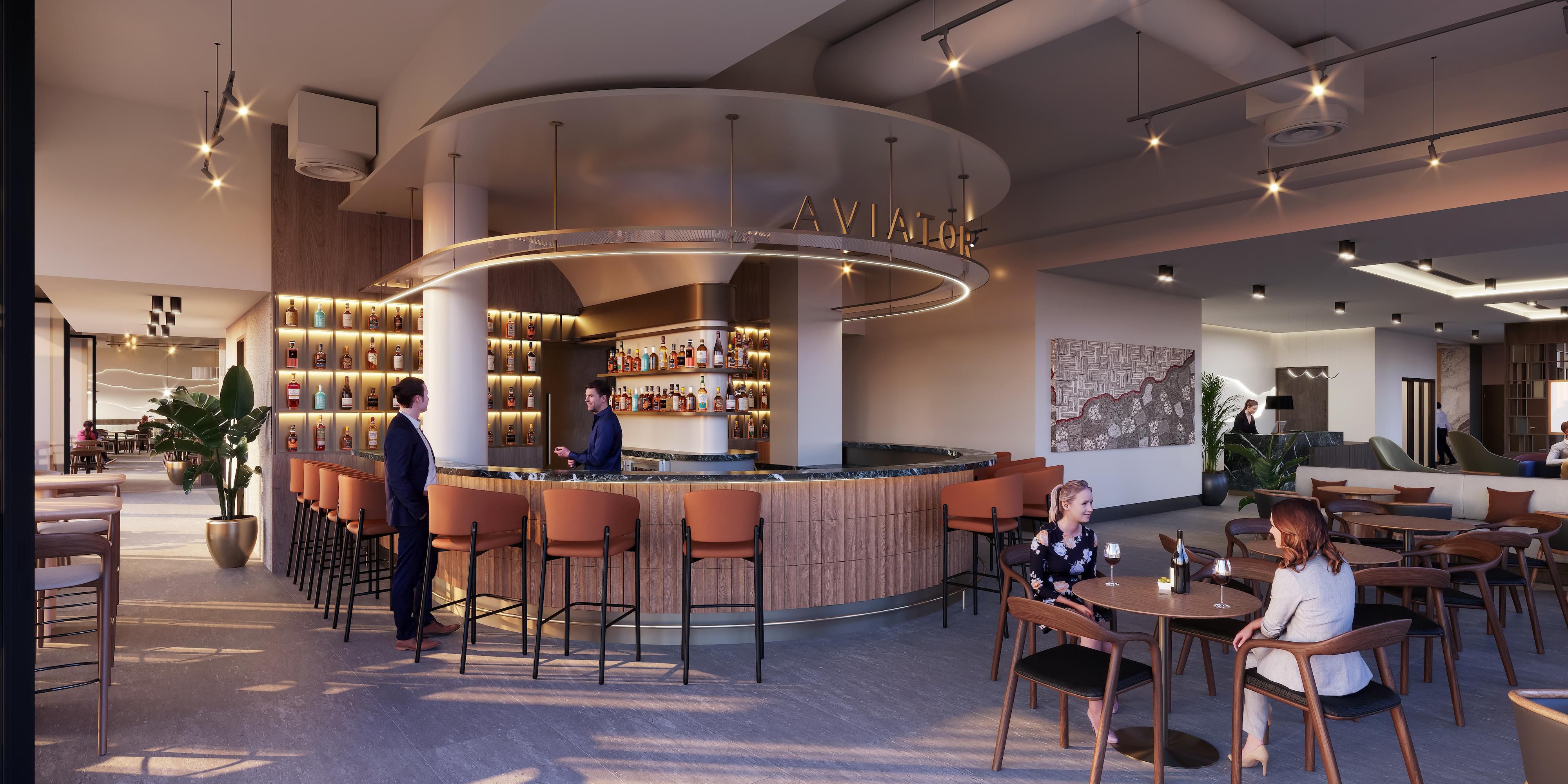 Bar and restaurant at Crowne Plaza Adelaide Mawson Lakes