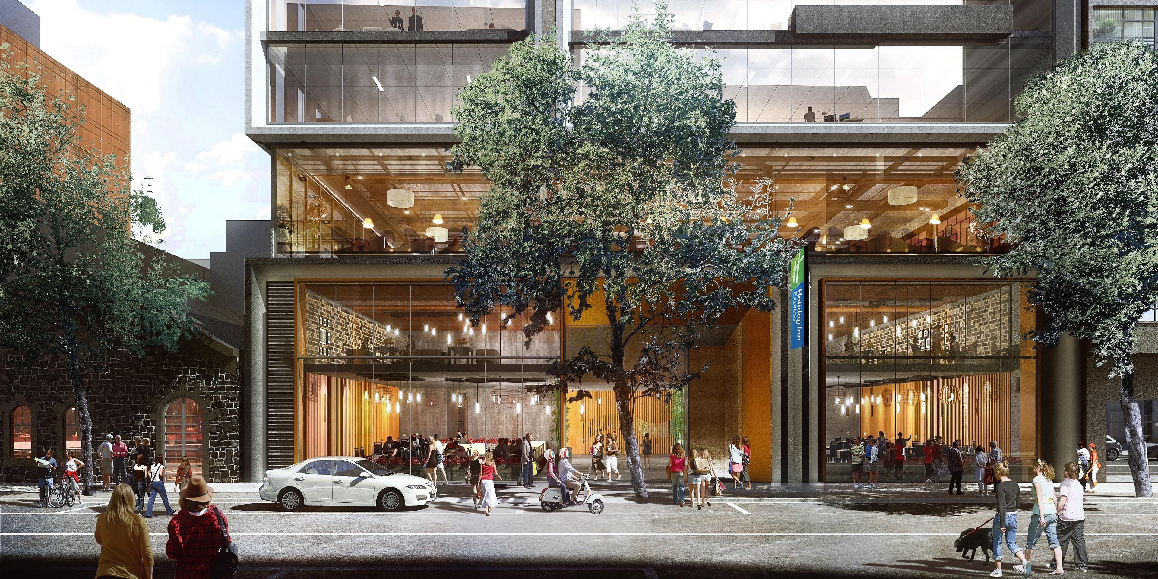 Holiday Inn Express Melbourne Little Collins kaart en routebeschrijving