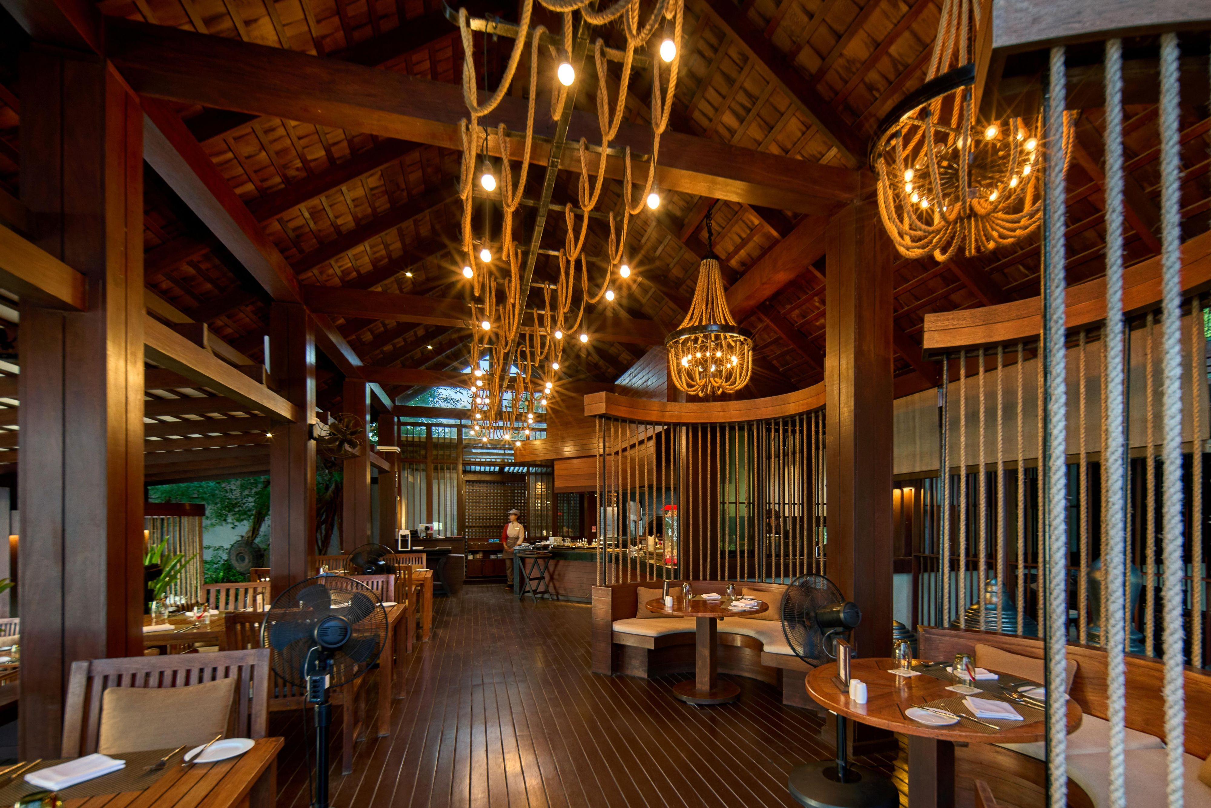 Beachfront Dining at Flames Restaurant