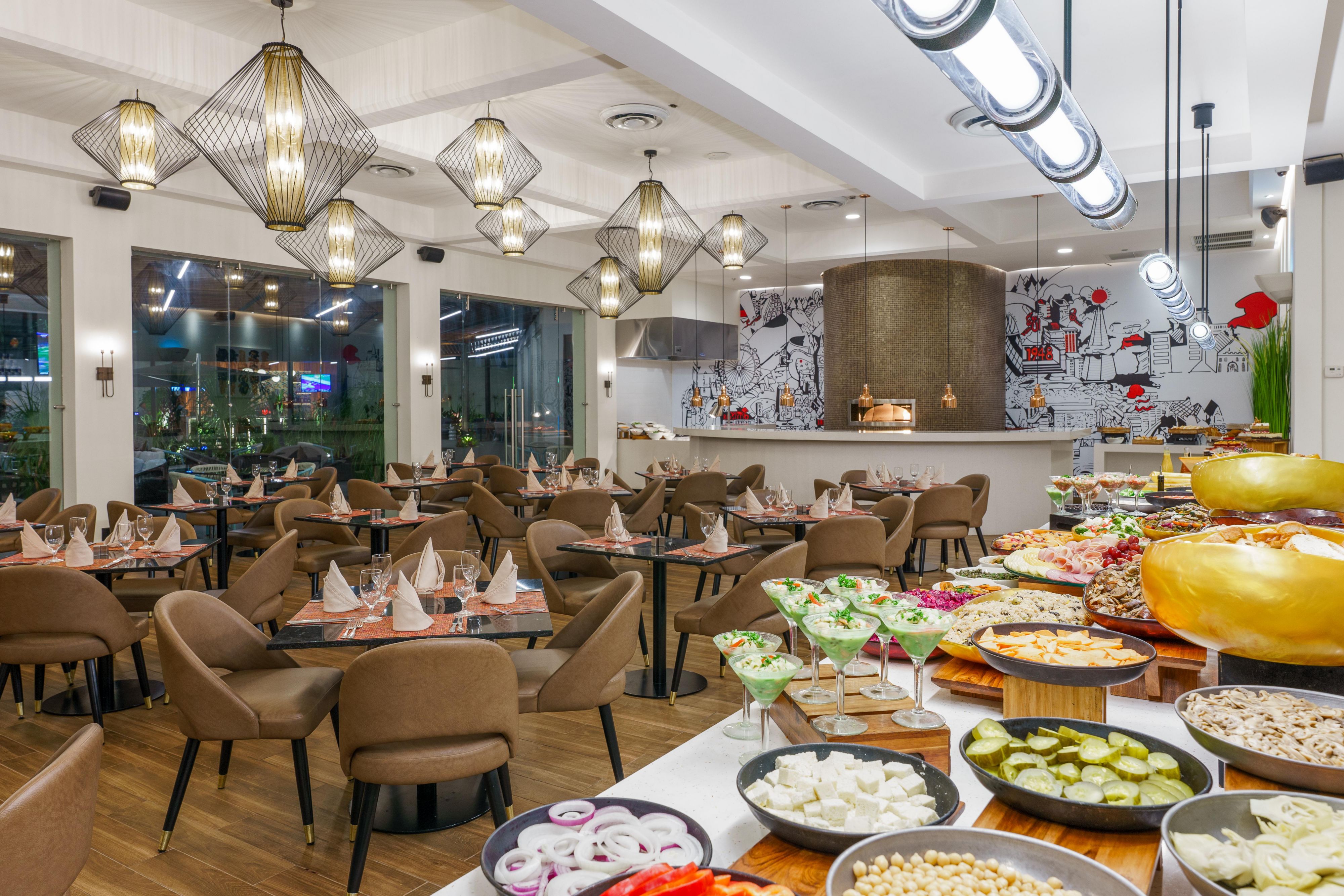 Three concept restaurants wait for you at the Hotel.