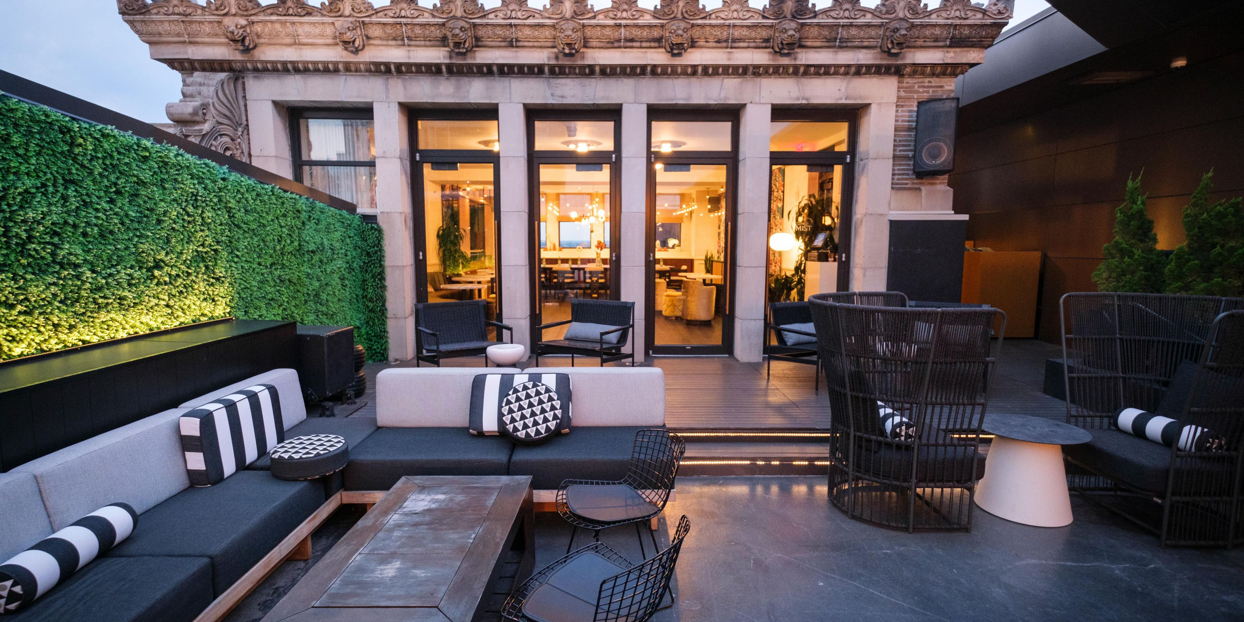 Stratus Lounge at Kimpton Hotel Monaco Philadelphia