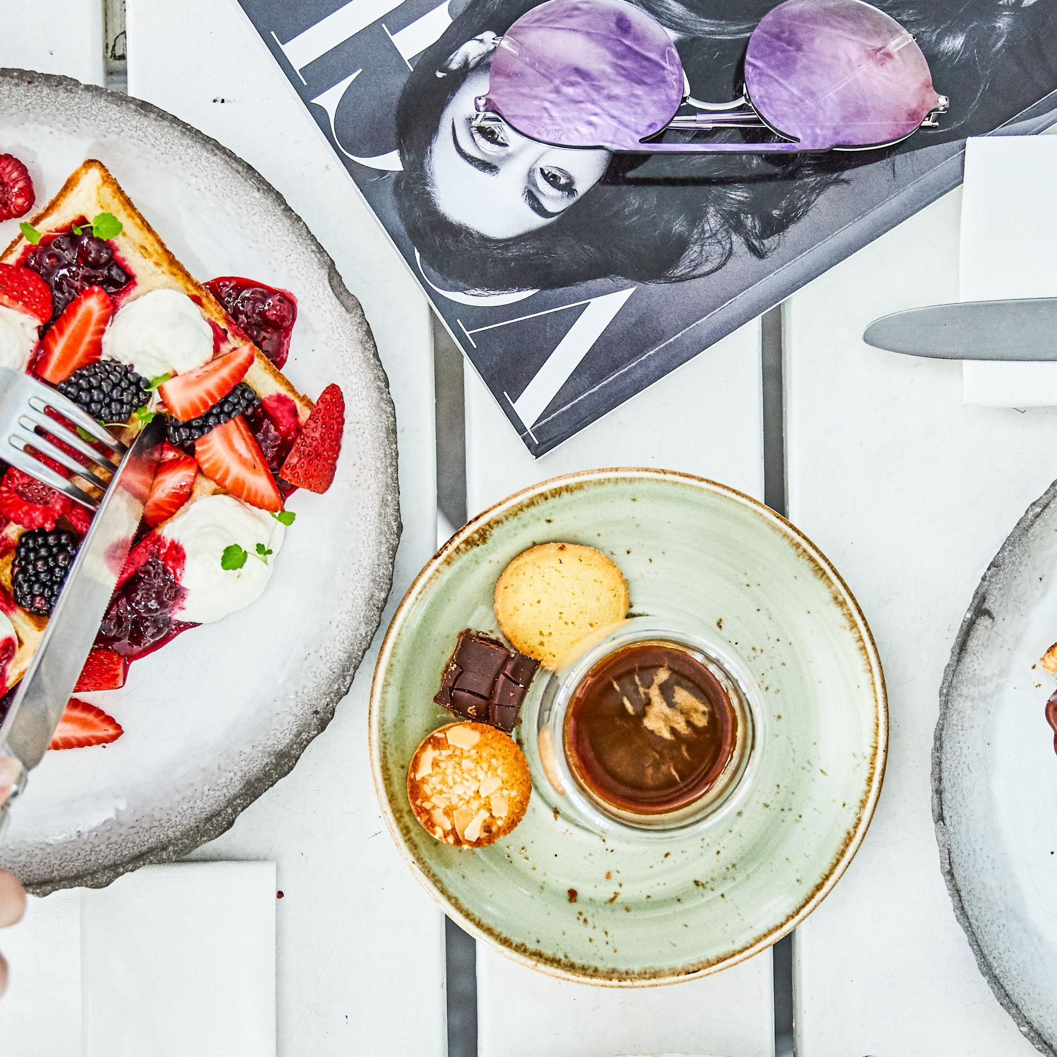 A wide choice of dining across Maison Mathis, Frenia and an in-room ...